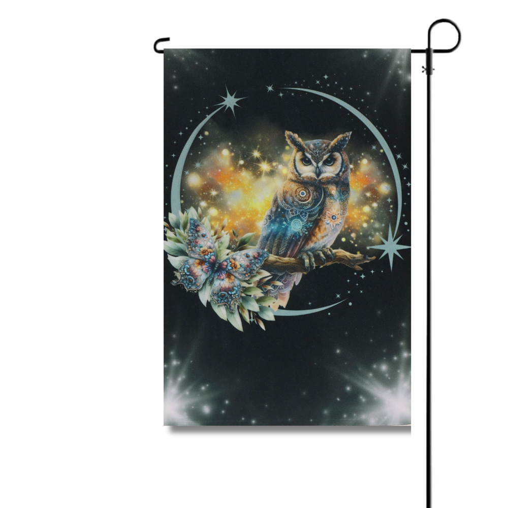 Mystical Owl Flag | Gemini Rose Creations